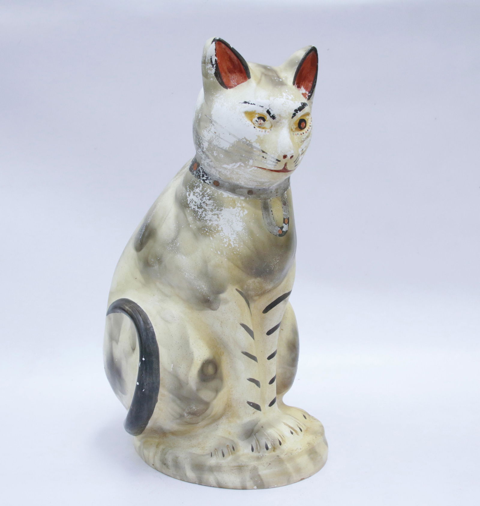 ANTIQUE CHALKWARE CAT - Feb 08, 2020 | Hartzell's Auction Gallery, Inc ...