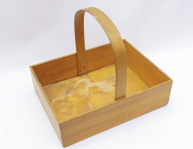 Painted Wooden Berry Carrier