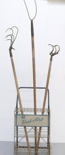Ames Rack With Farm Tools