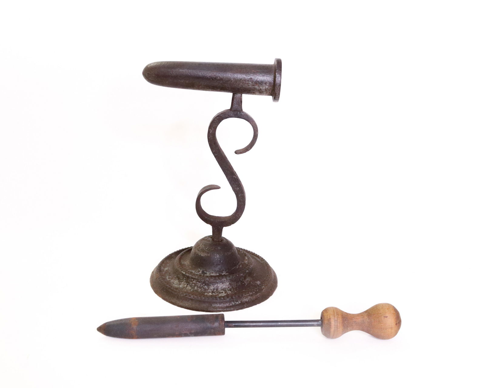 Single Barrel Goffering Iron