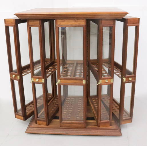 Handmade Walnut Cane Display Case