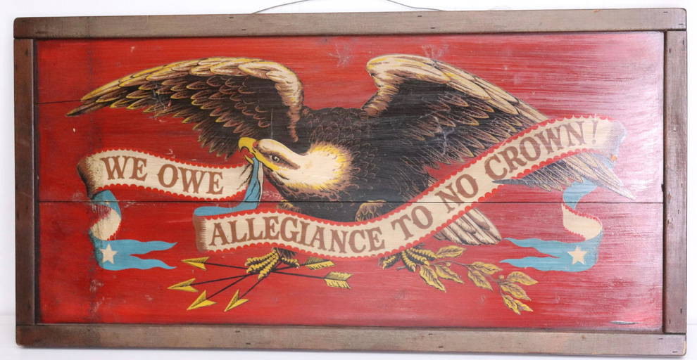 Painted Wooden Motto Sign