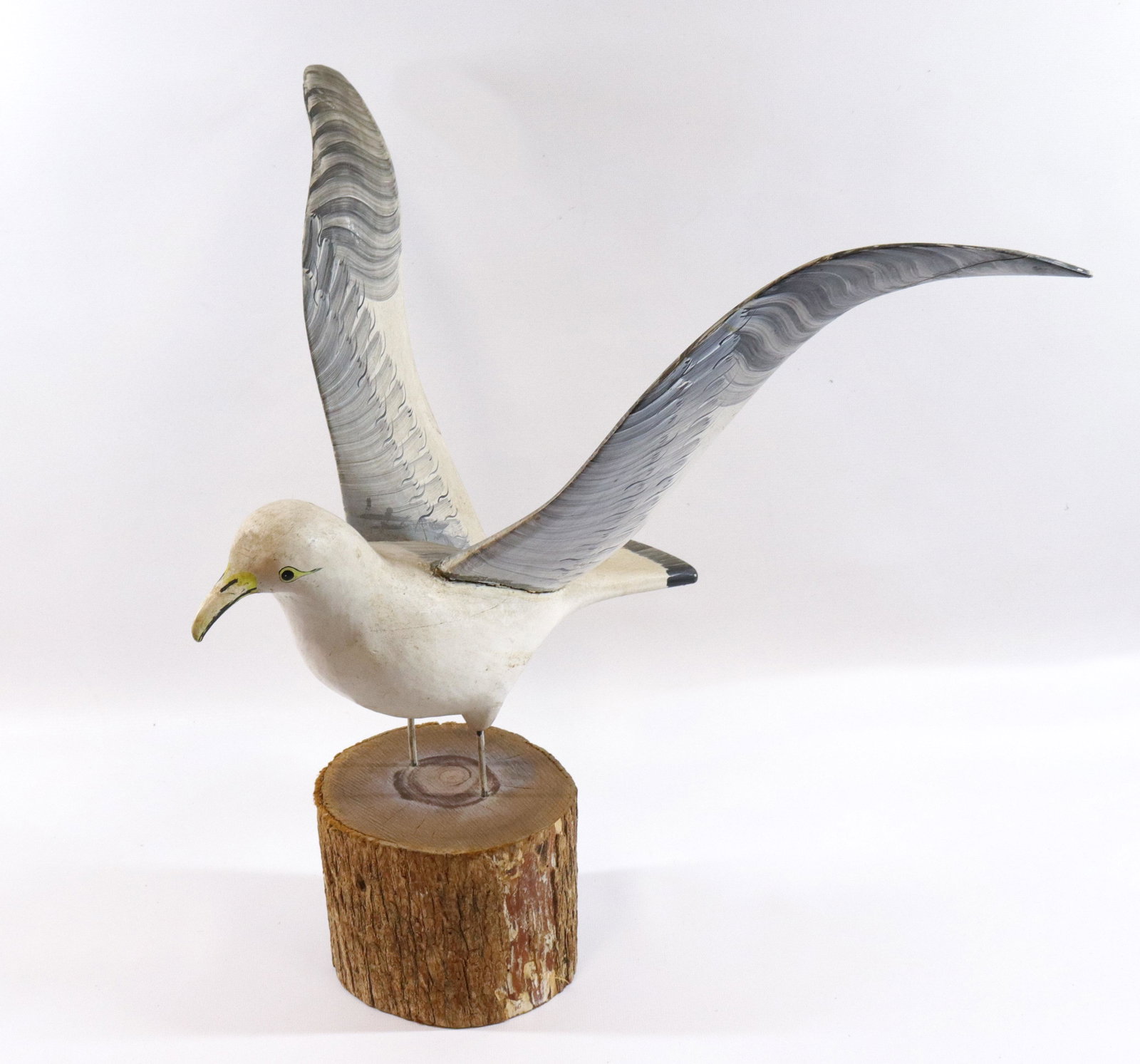 FOLK ART WOODEN SEAGULL - Feb 27, 2021 | Hartzell's Auction Gallery ...