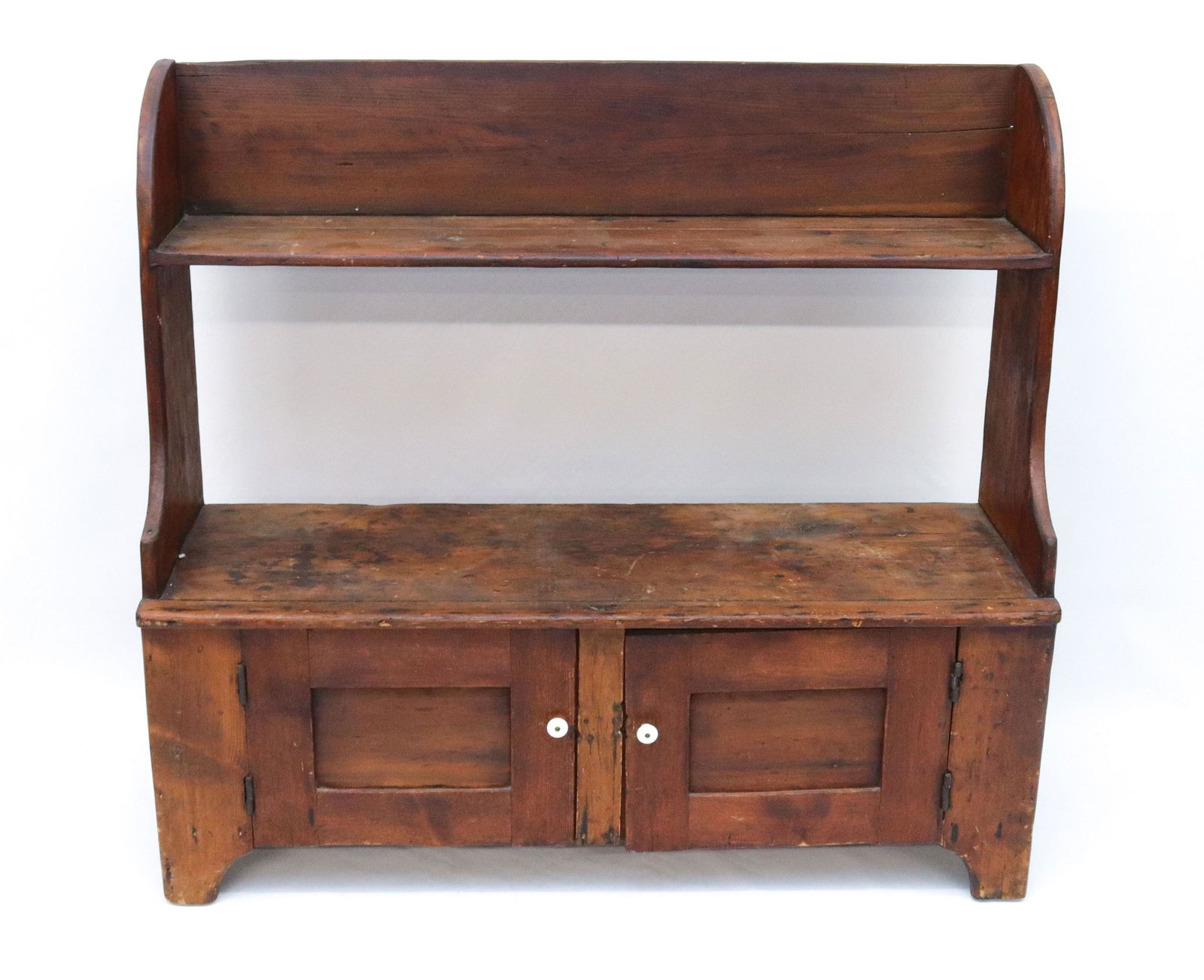 19TH CENTURY PINE BUCKET BENCH - May 07, 2021 | Hartzell's Auction ...