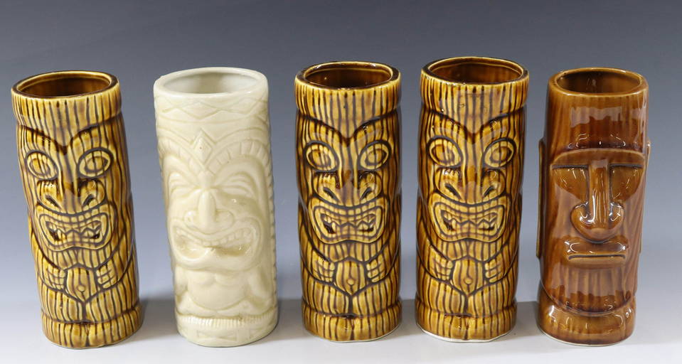 Vintage Tiki Mugs