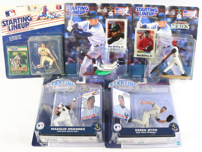 (5) Starting Lineup Baseball Figures Nib