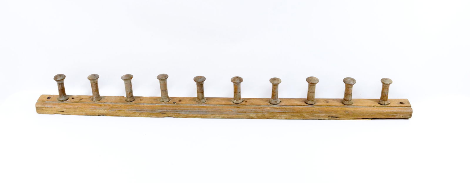 Antique Wooden Peg Rack