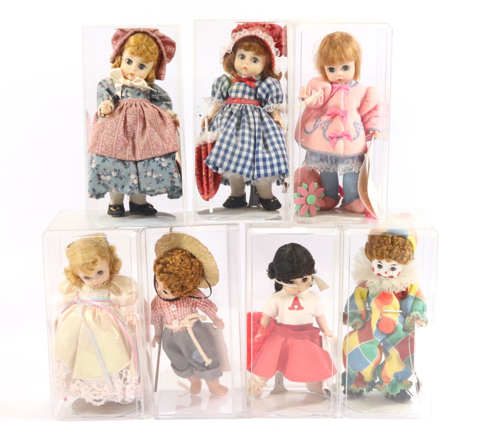 (7) Madame Alexander Showcase Dolls