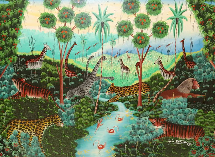 Alix Baptiste Oil On Canvas