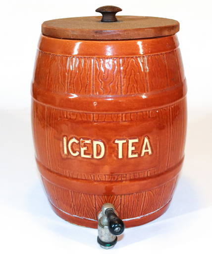 WATT WARE ICED TEA KEG (#0203) on Jul 31, 2022 | Hartzell's Auction ...