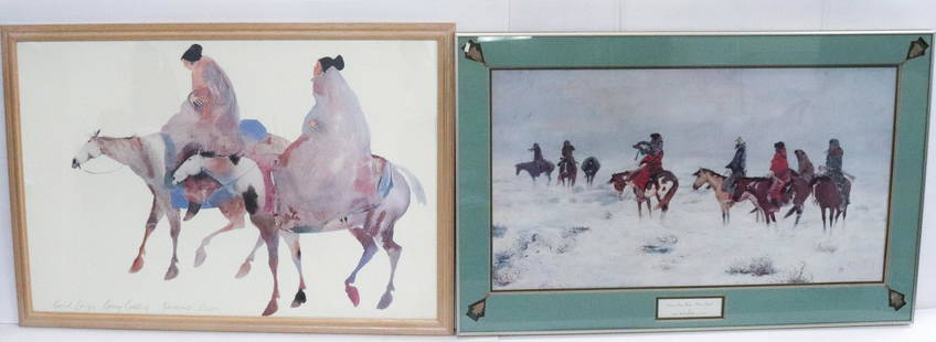 Carol Grigg (native American, B.1942) Lithograph