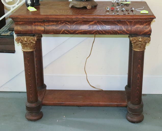 Oak Console Table