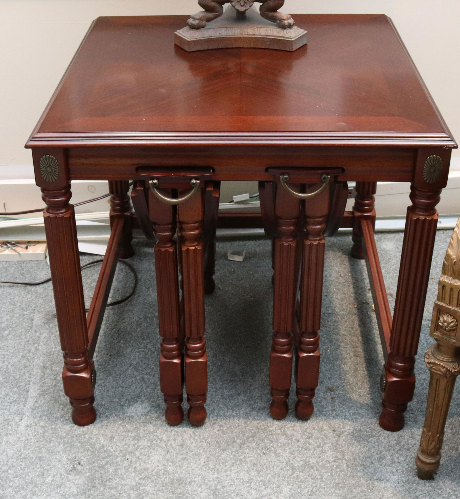 Unusual Theseira Side Table With Nested Tables
