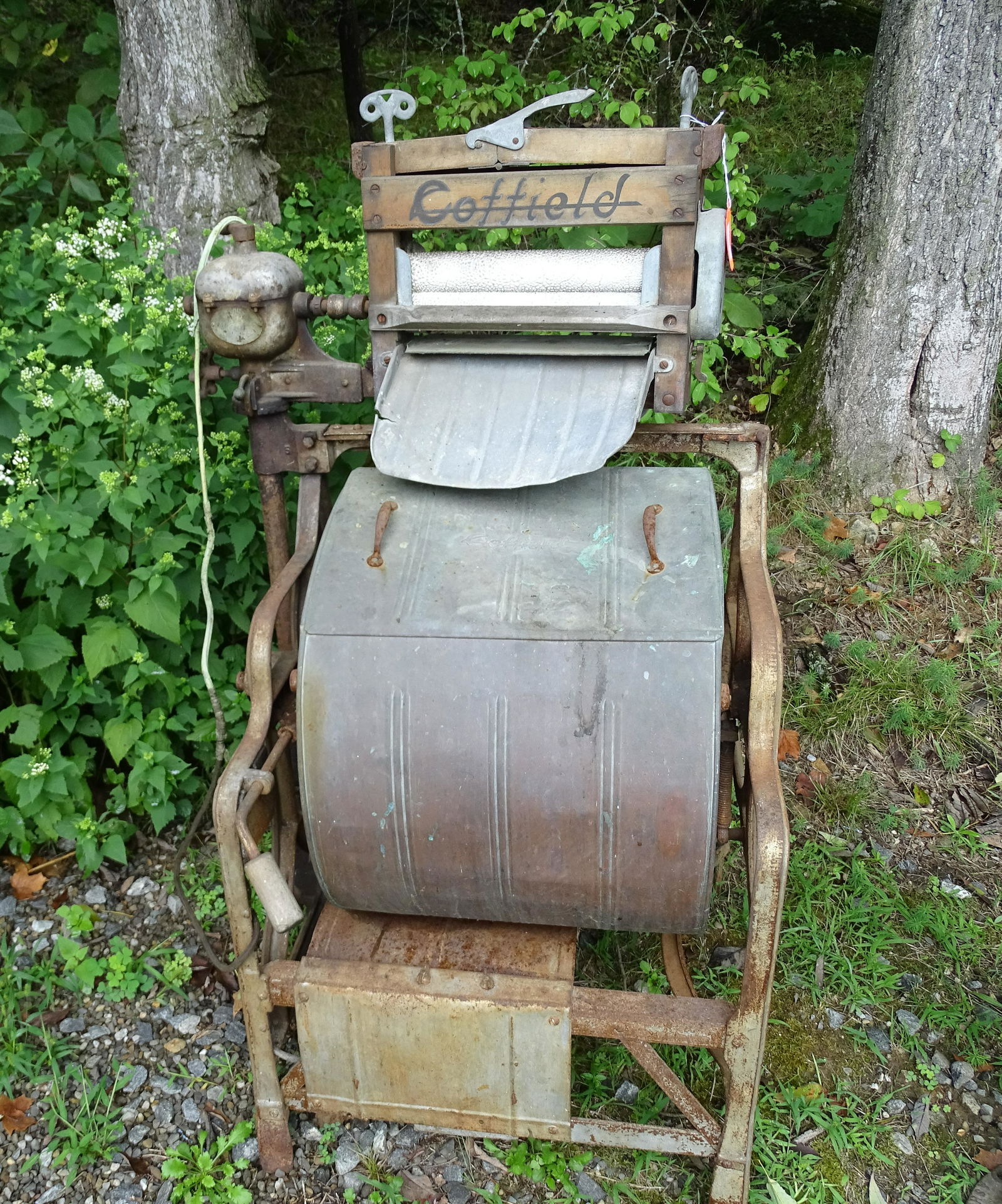 Antique Copper Washing Machine