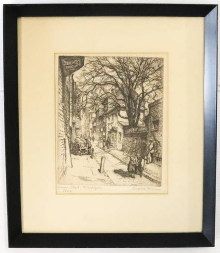 FREDERICK ROBBINS ETCHING (#0037) on Jan 16, 2023 | Hartzell's Auction ...