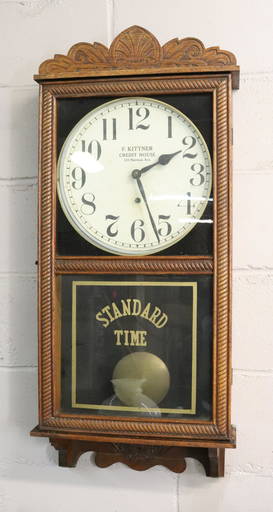 OAK STANDARD TIME WALL CLOCK (#0042) on Jan 16, 2023 | Hartzell's ...