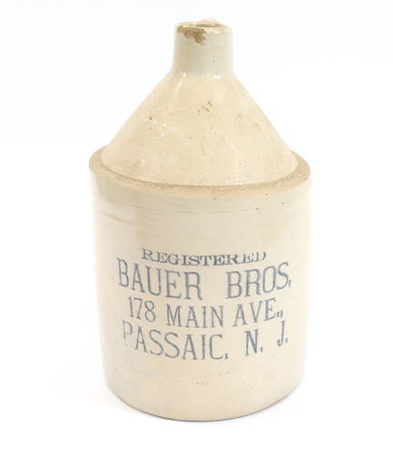 Stoneware Advertising Jug