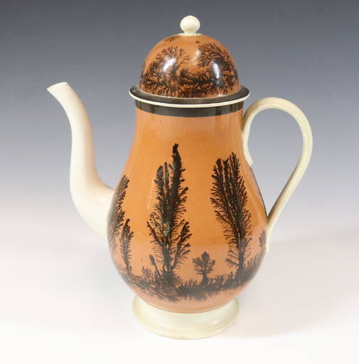 MOCHAWARE DECORATED TEAPOT (#0250) on Feb 03, 2023 | Hartzell's Auction ...