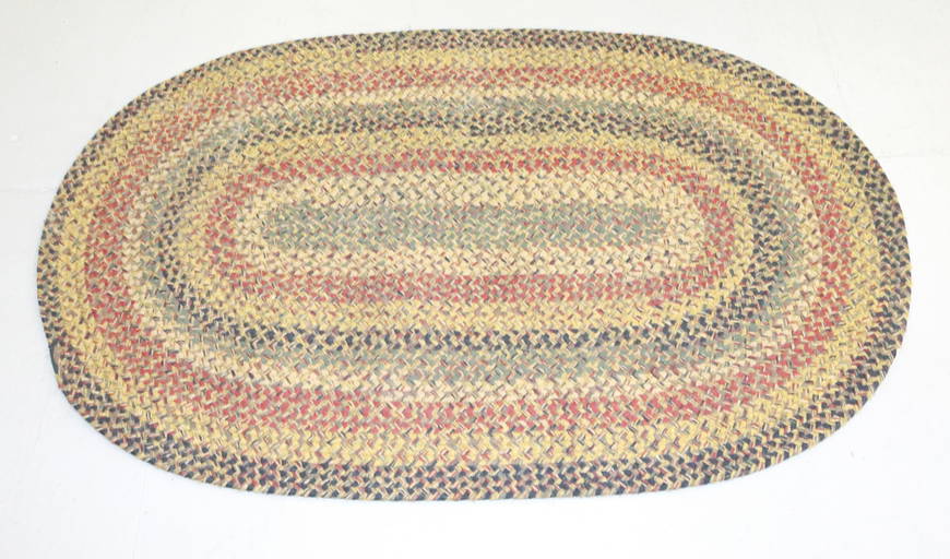 VINTAGE BRAIDED RUG (#0546) on Feb 03, 2023 | Hartzell's Auction ...