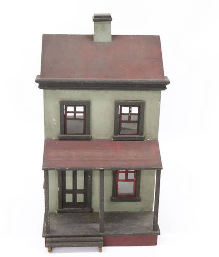 PAINTED DOLL HOUSE (#0585) on Feb 03, 2023 | Hartzell's Auction Gallery ...