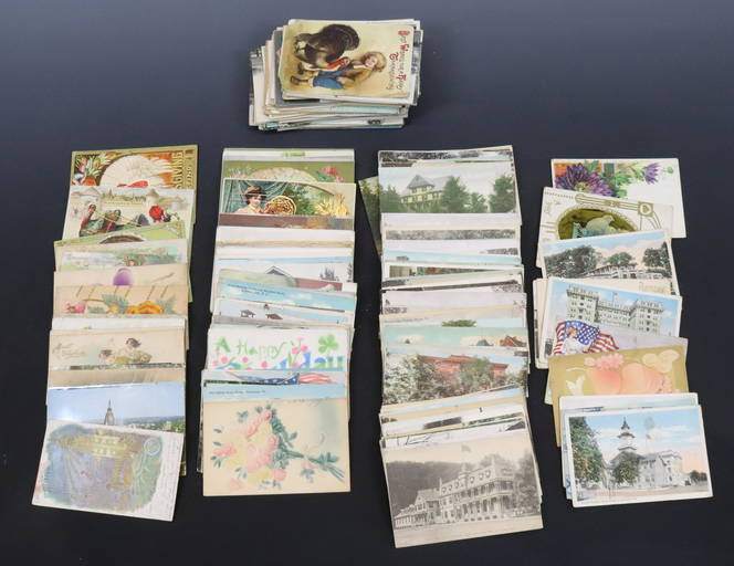 Large Lot Of Vintage Postcards
