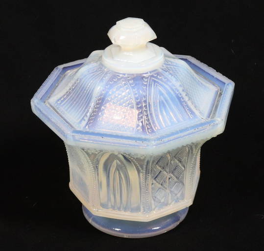 Boston & Sandwich Gothic Arch Sugar Bowl/ Lid