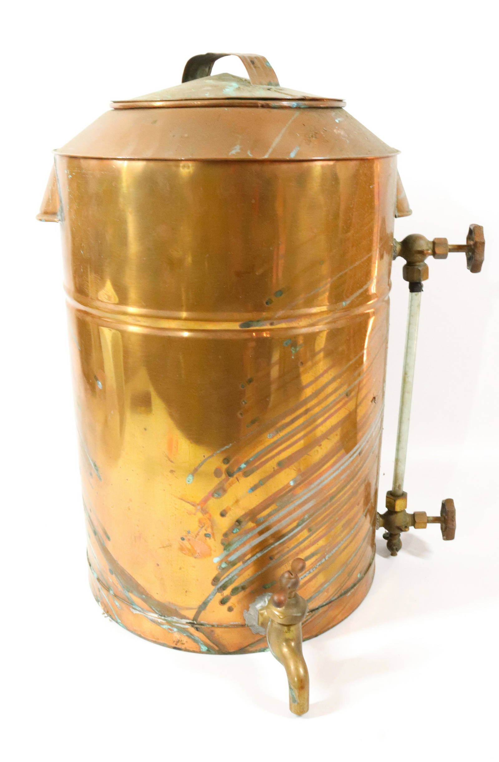 Large Copper Hot Liquid Canister Auction