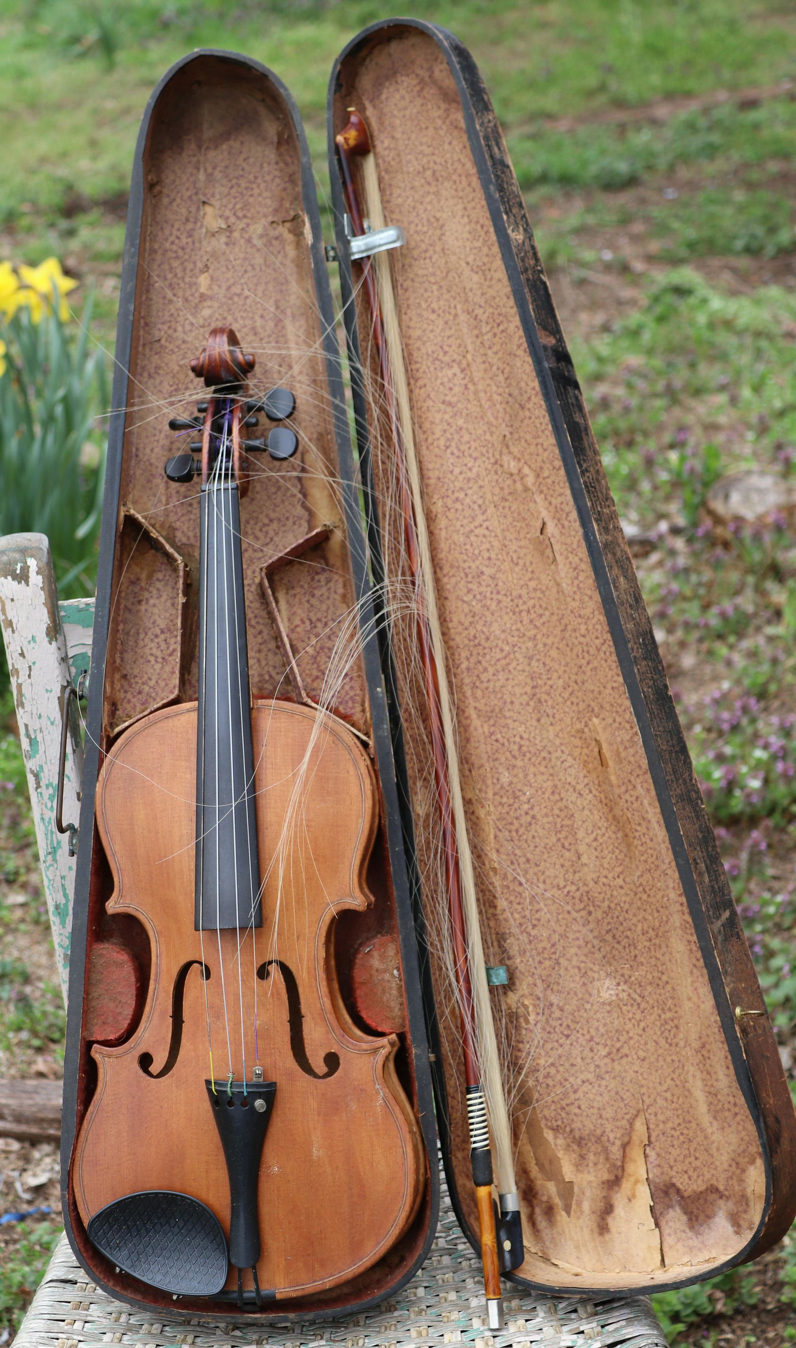 Hand Made Violin With Case