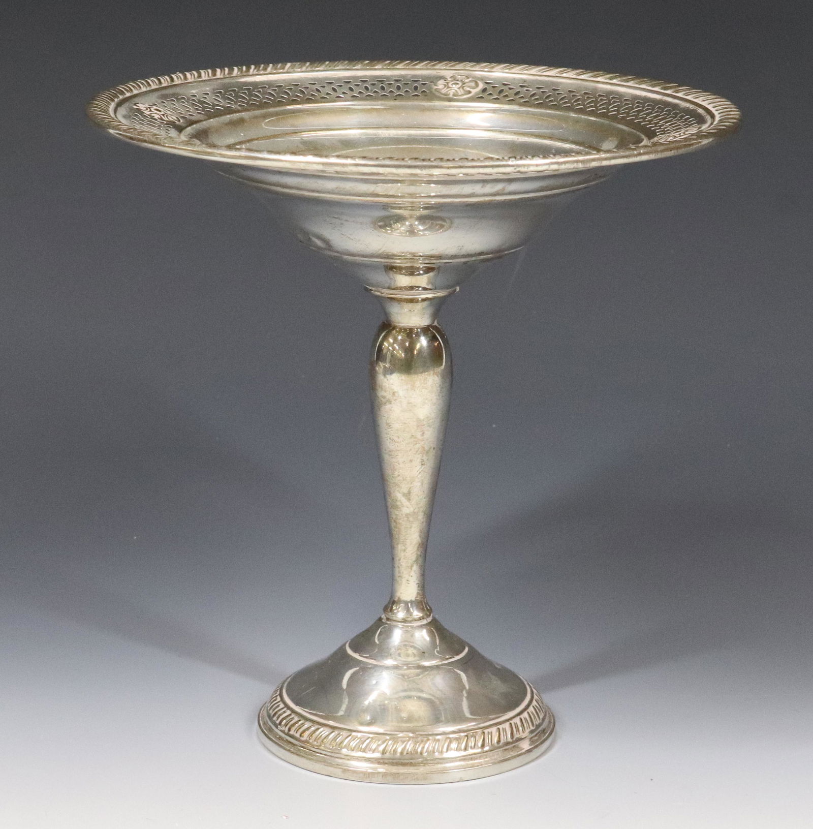 Sterling Silver Compote Auction