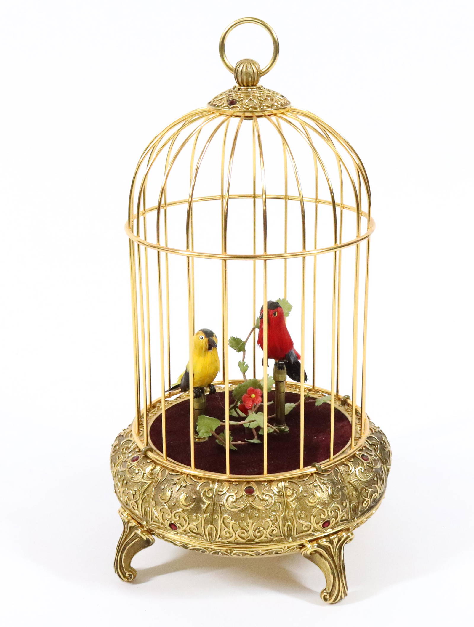 West German Bird Cage Automaton Music Box Auction