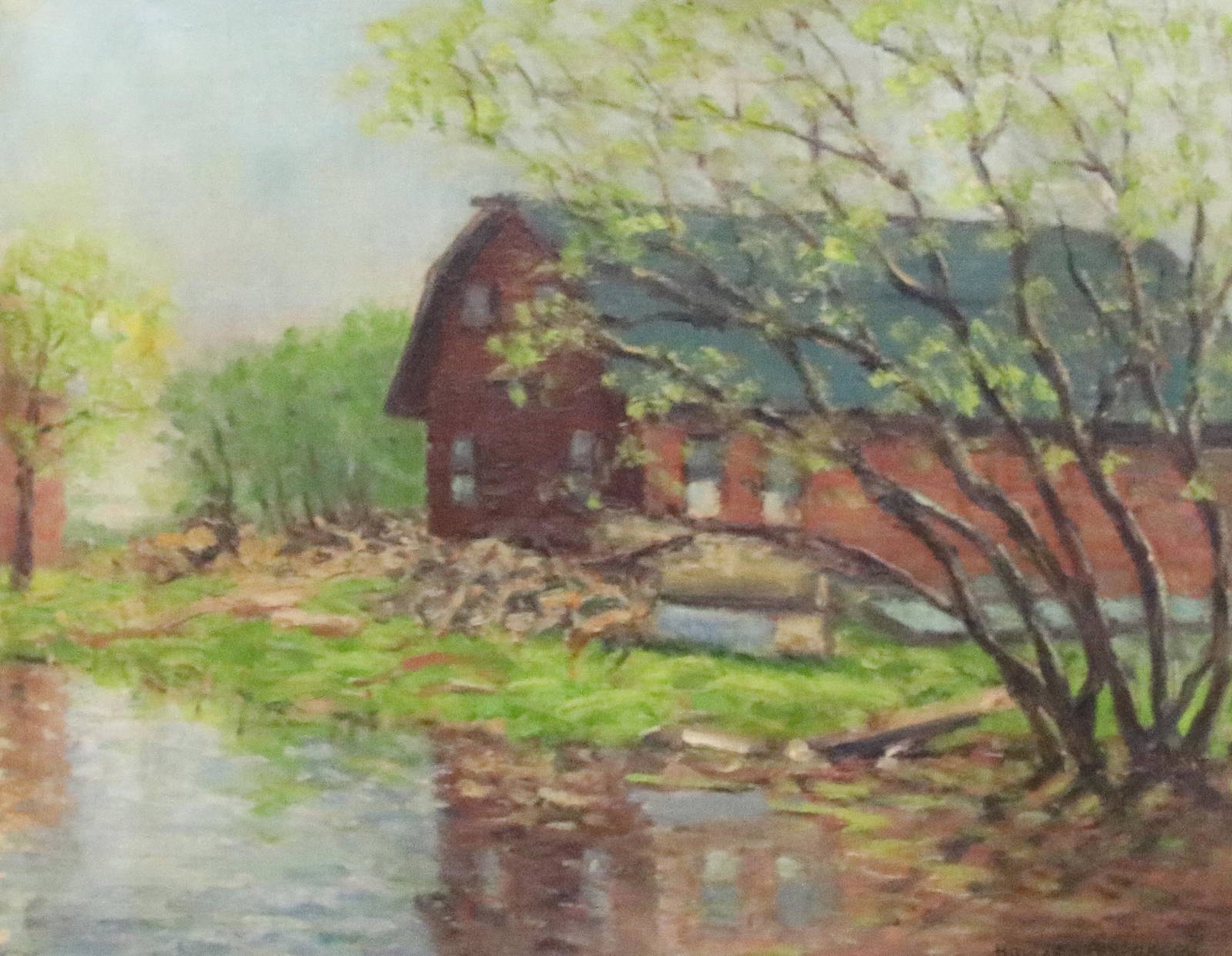 Howard Bonnell Spencer (american, 1888-1967) Oil On Canvas Auction