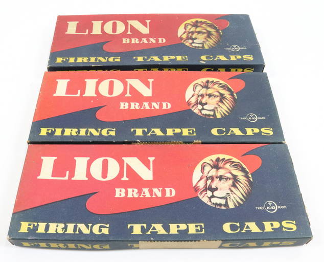 (3) Nos Boxes Of Toy Gun Firing Caps