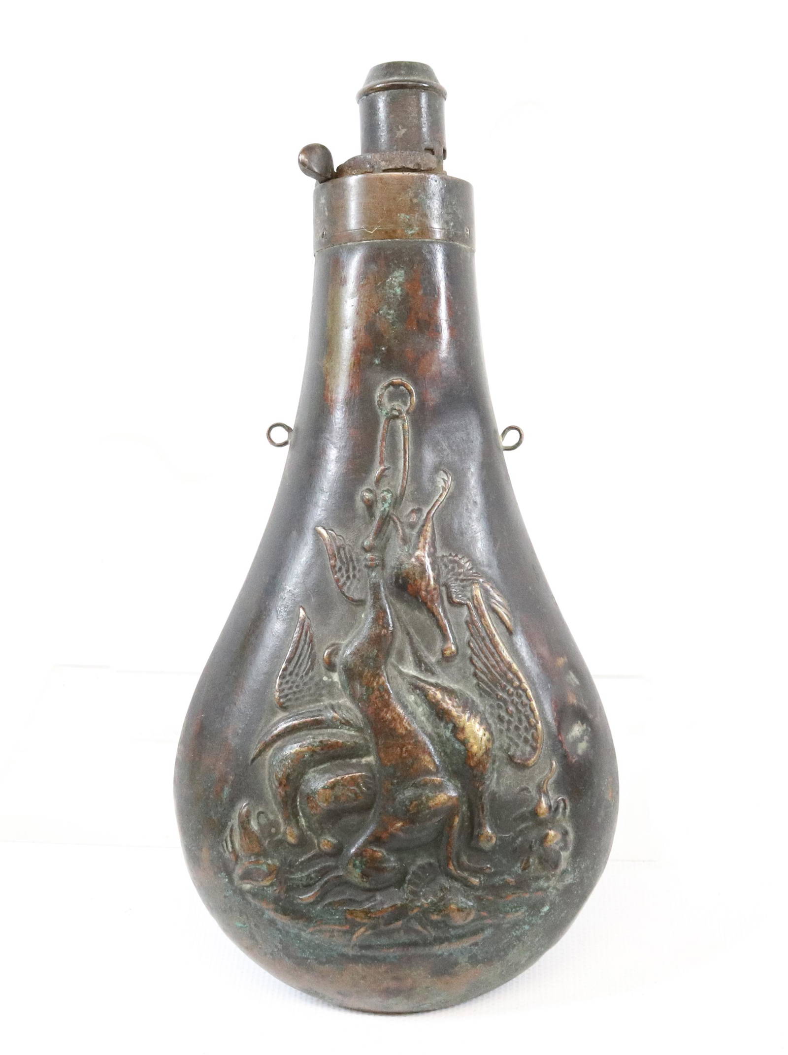 Early Civil War Era Powder Flask Auction