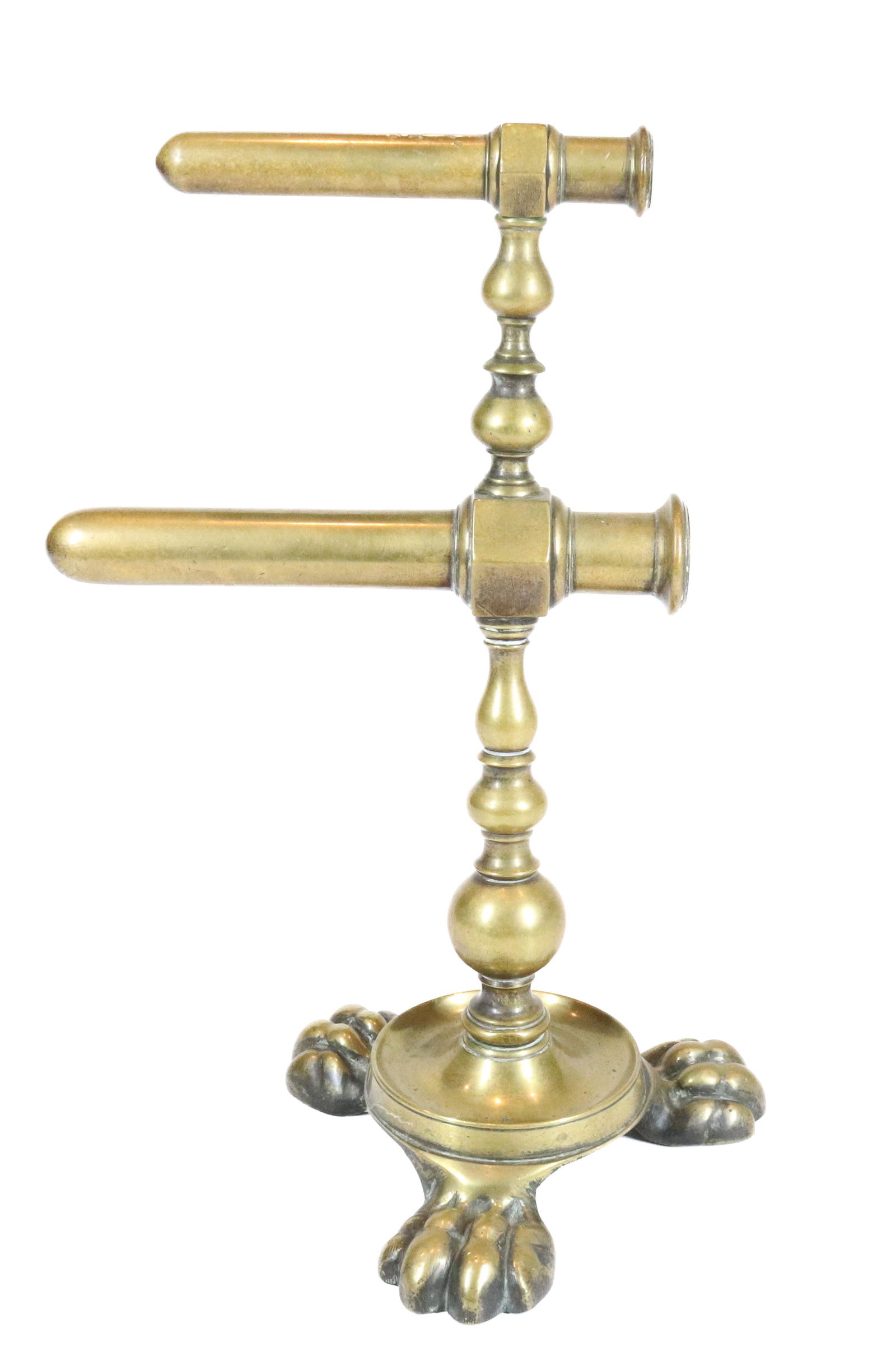 English Double Barrel Goffering Iron Auction