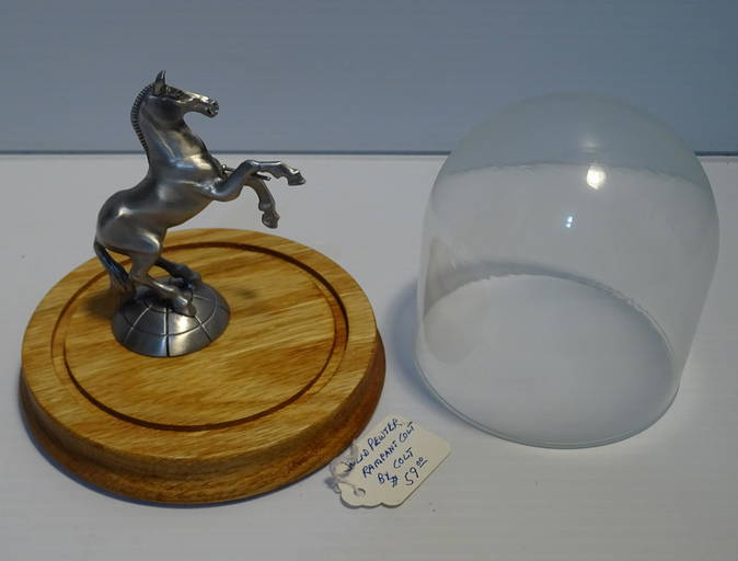 Rampant Colt Pewter Statue