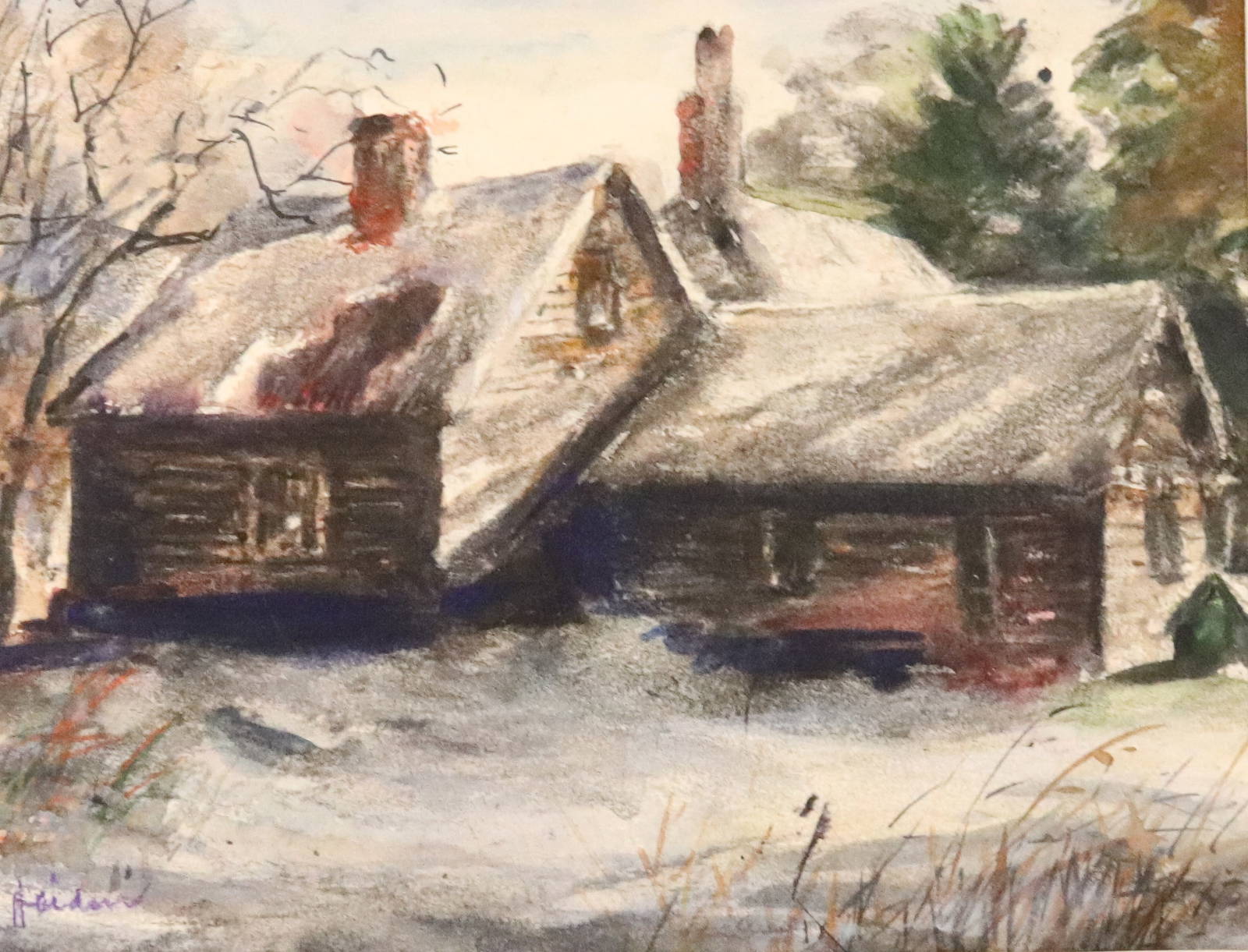 Peter Heiden Pastel Painting Auction