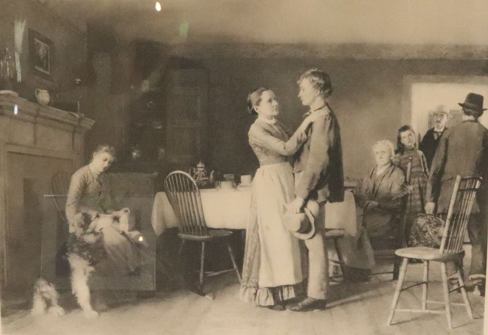 Breaking The Home Ties Print After Hovenden Auction