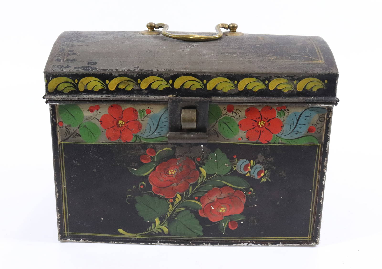 Toleware Painted Document Box Auction