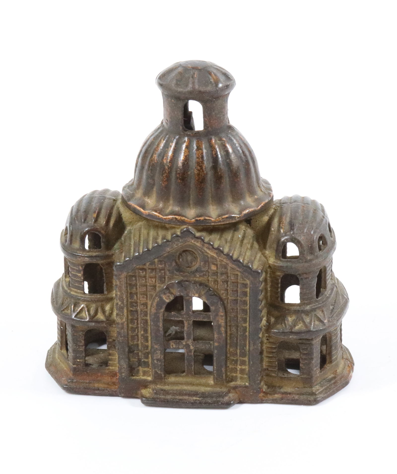 Cast Iron Domed Mosque Bank Auction