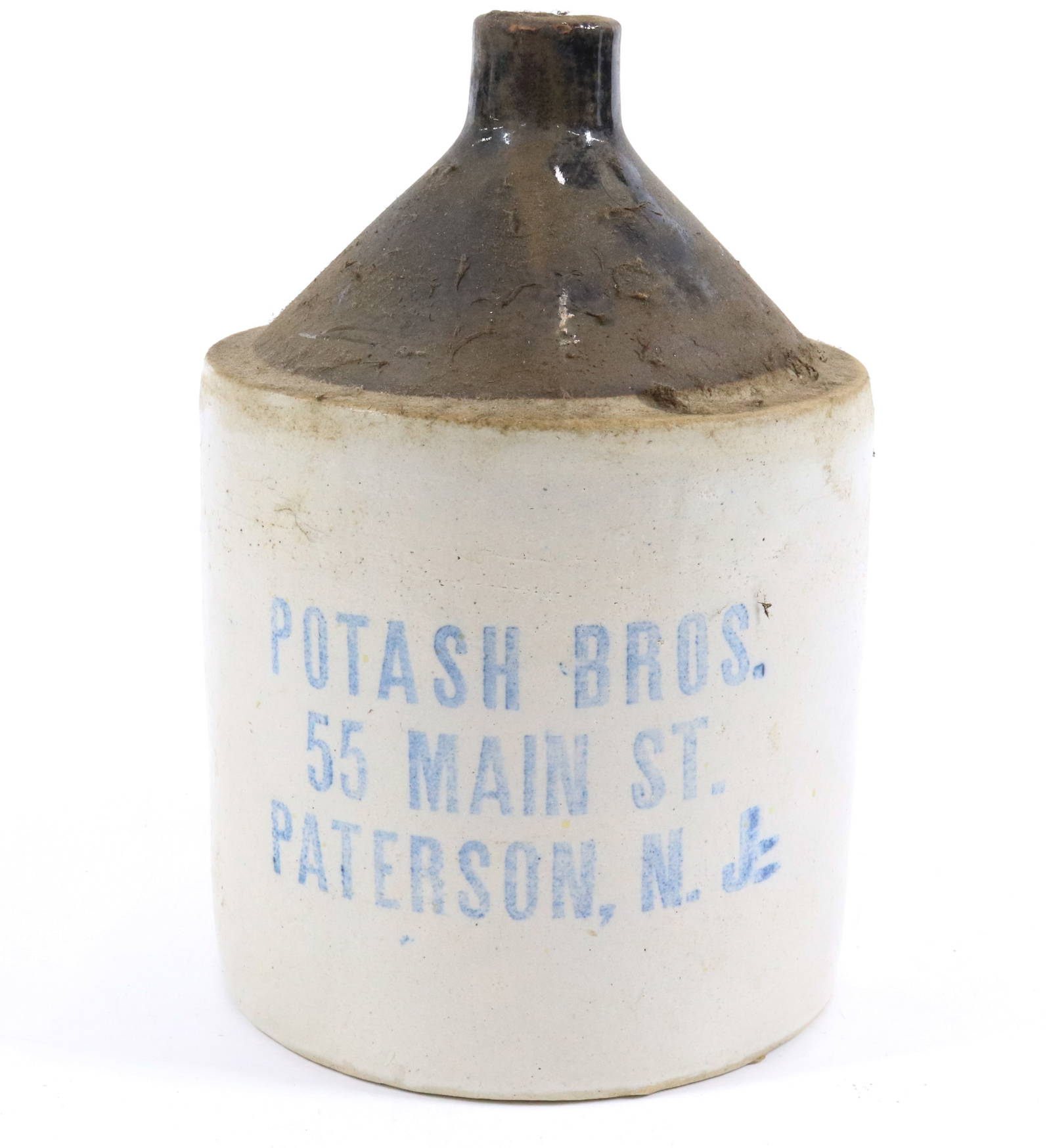 Paterson, New Jersey Advertising Jug Auction