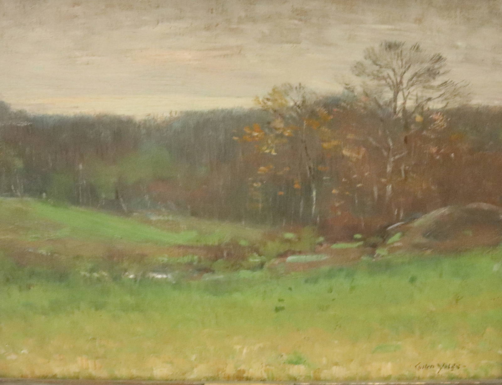 Cullen Yates (1866-1945), Pennsylvania Oil On Canvas Auction