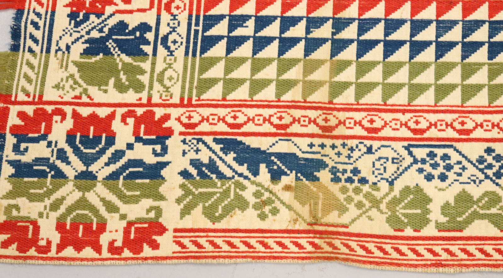 19th C. Multi-color Coverlet Auction