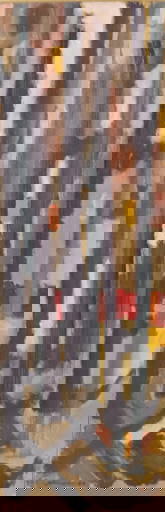 Sterling Strauser, Abstract, Oil On Board