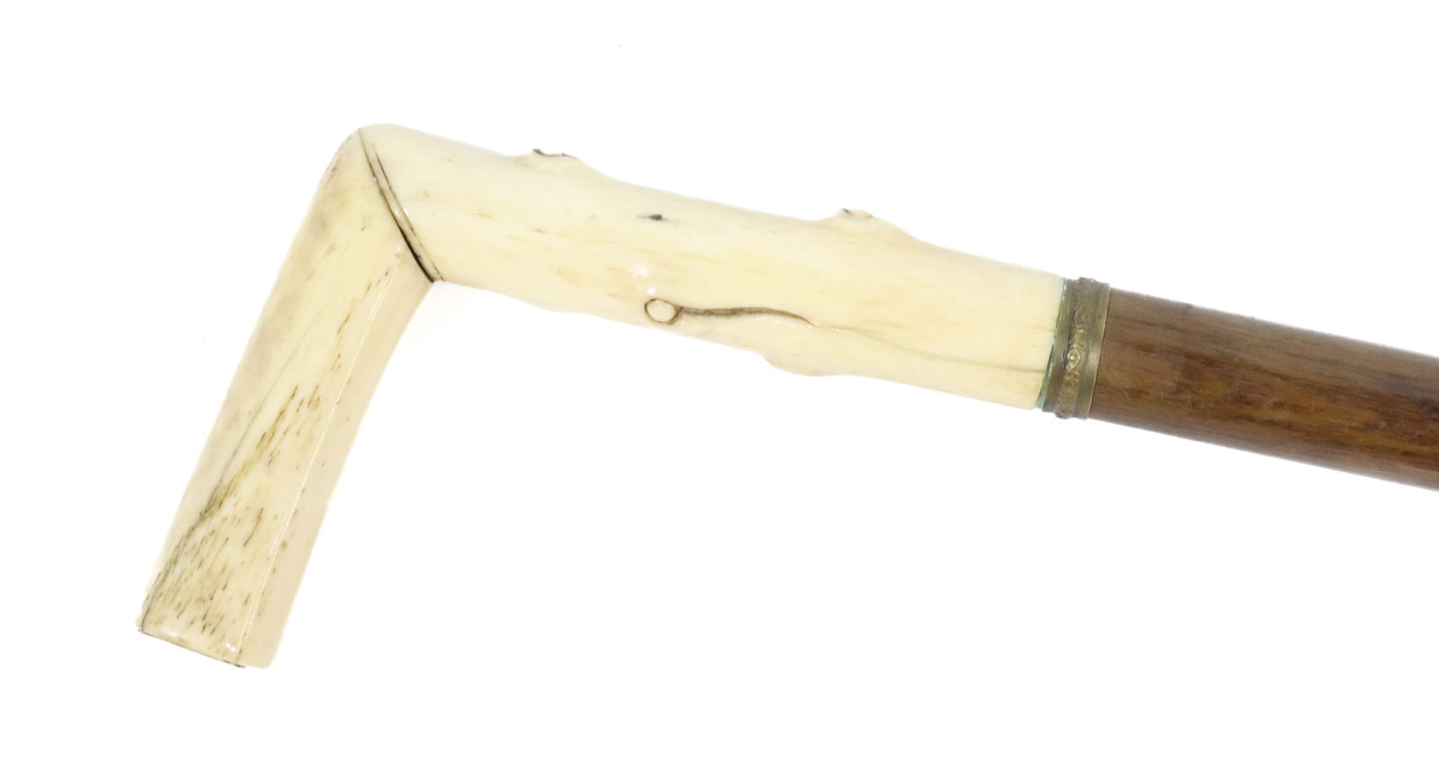 Carved Bone Handle Cane Auction