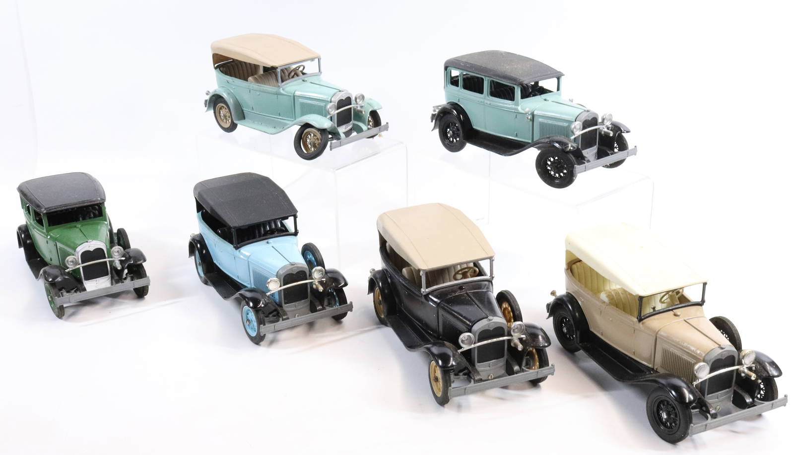 (6) Vintage Hubley Model Cars Auction