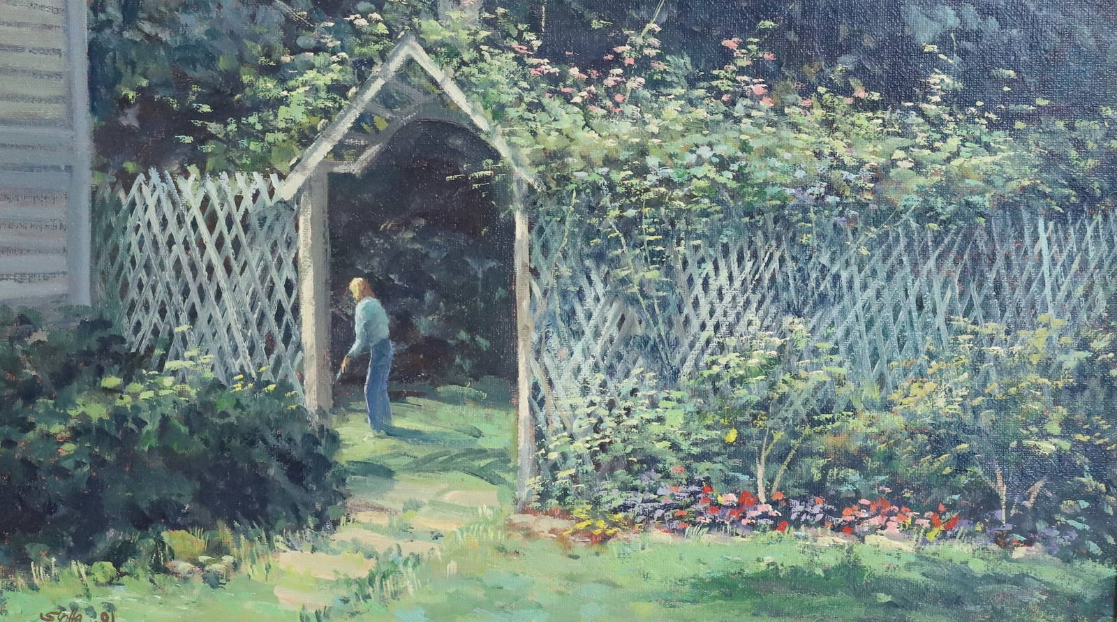 Michael Stoffa Oil On Canvas Auction