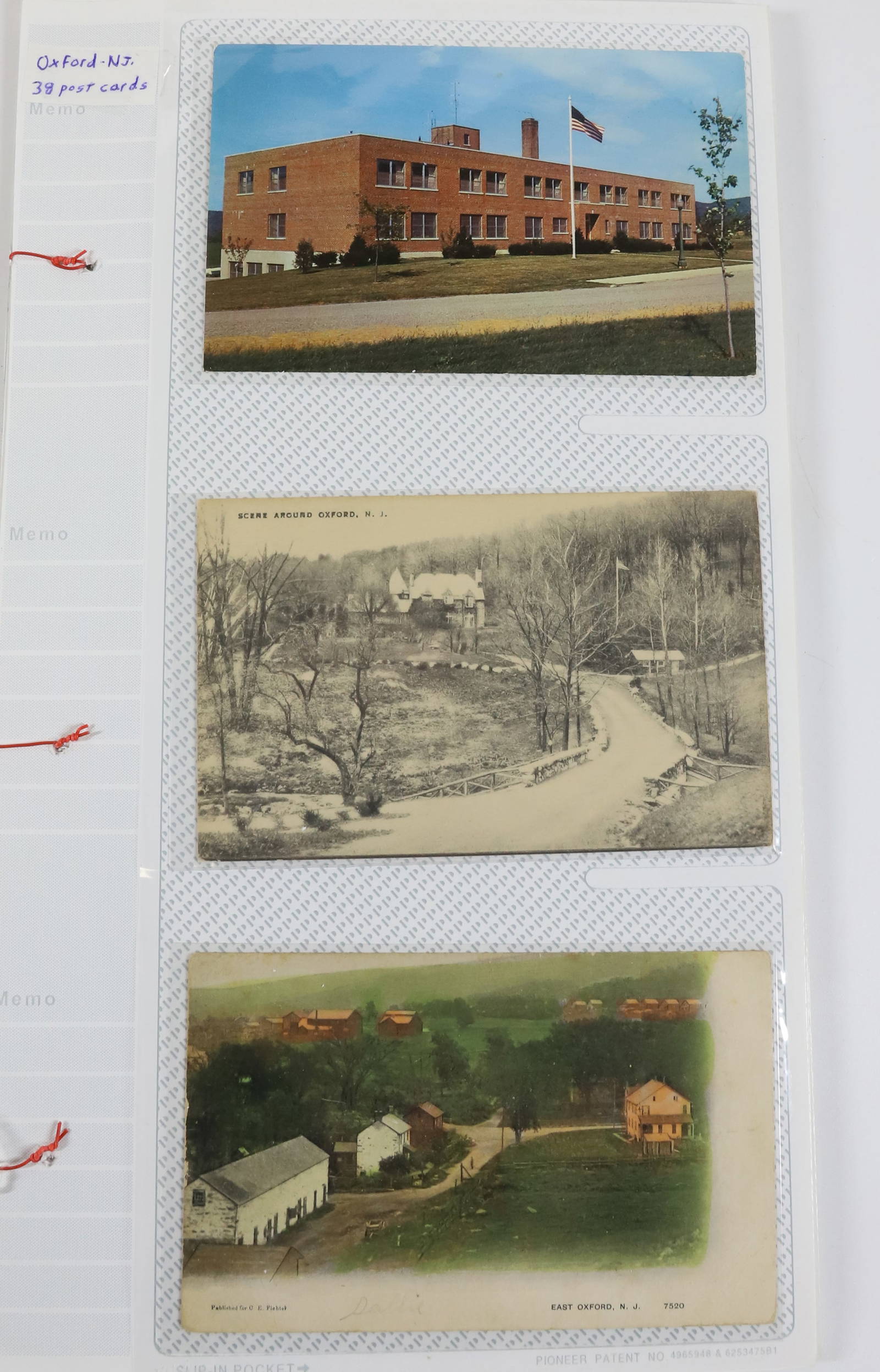 (38) Oxford, New Jersey Postcards Auction