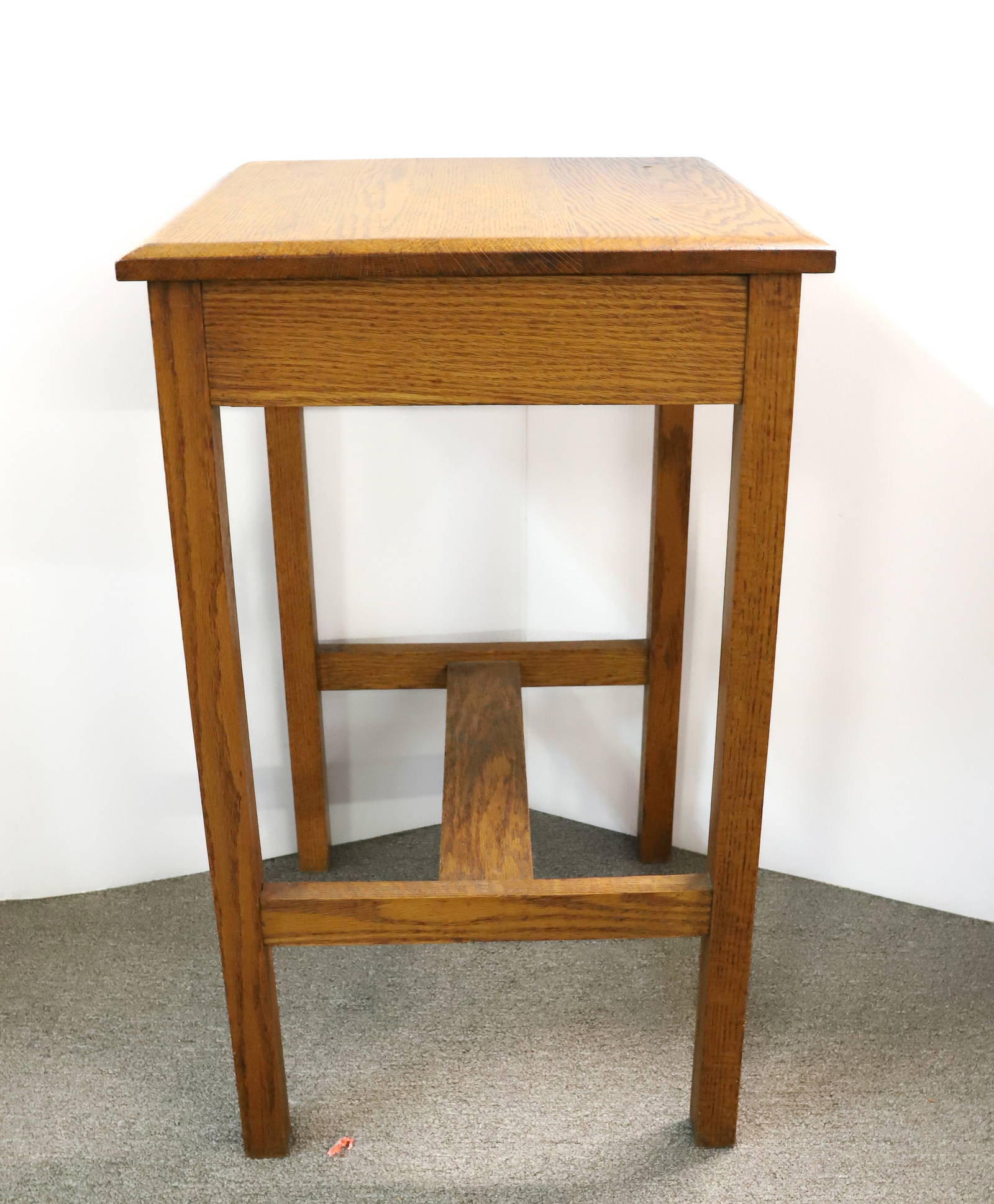 Oak Plant Stand Auction
