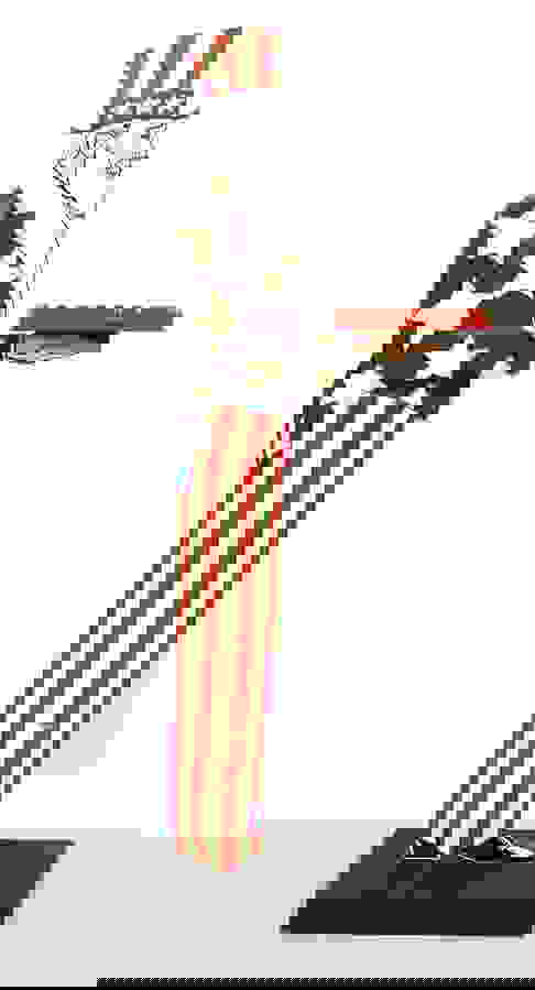 Folk Art Uncle Sam Cut-out Auction