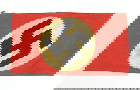 Framed Nazi Swastika Flag Auction